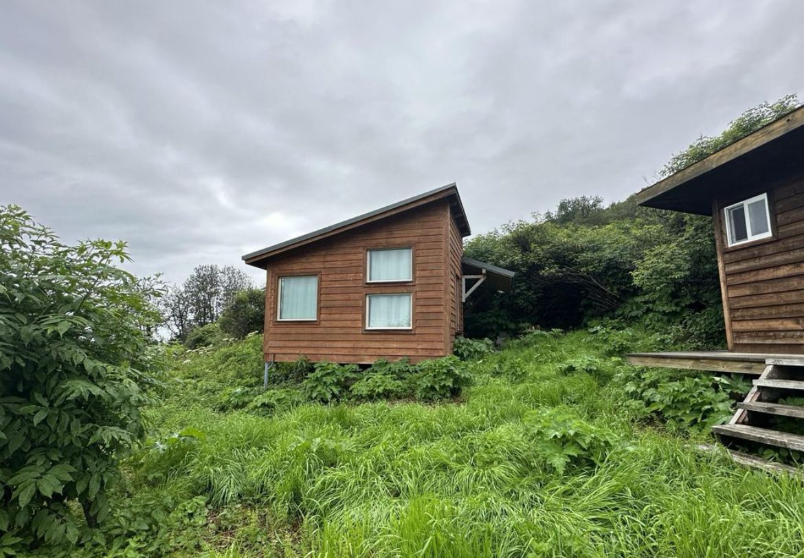 Off Grid Alaskan Cabin w/ Kachemak Bay & Glacier Views $425,000 ...